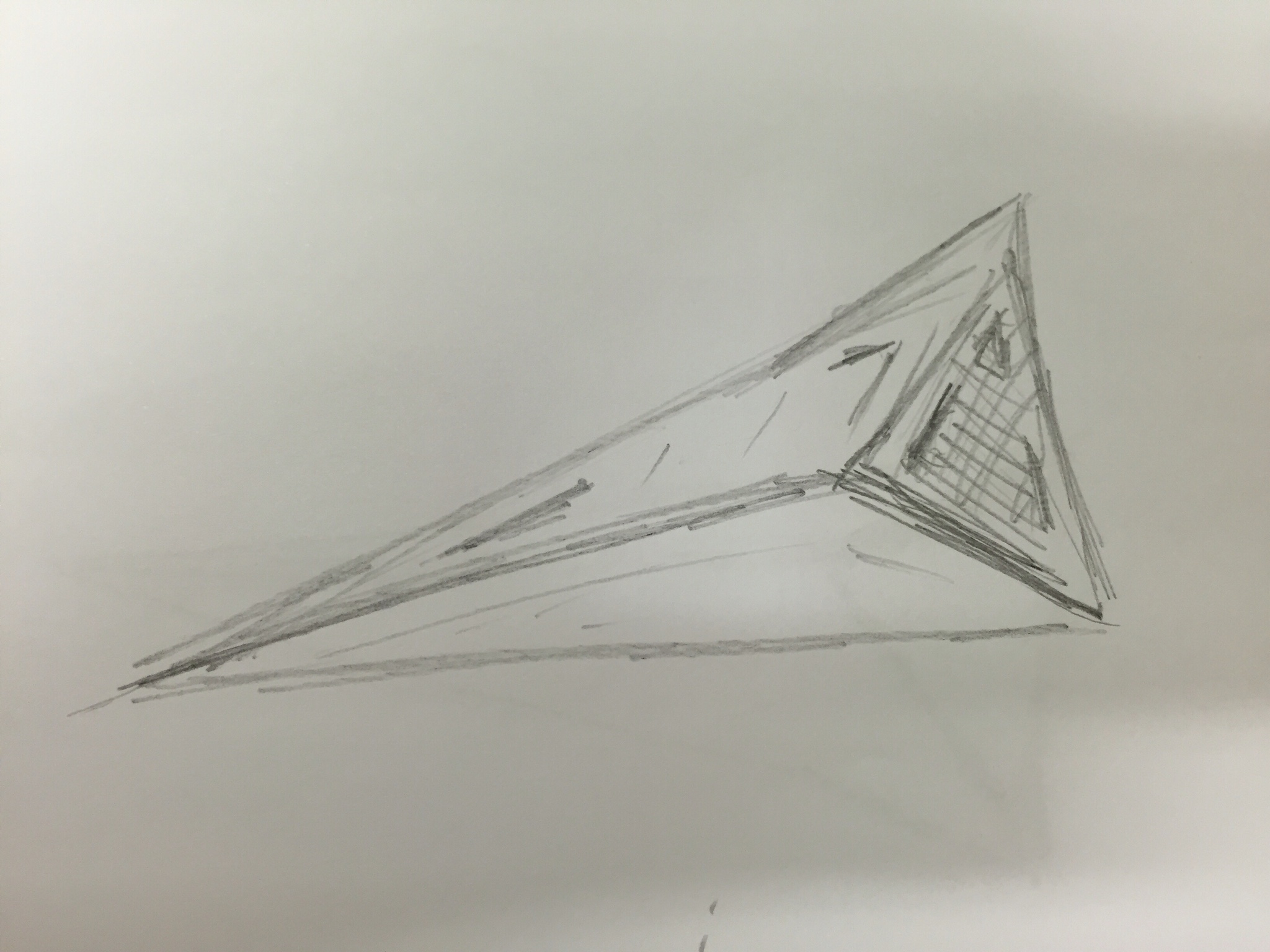 Late 1970's Early 80's: Silver/Grey Metallic Triangle UFO CE Sighting ...